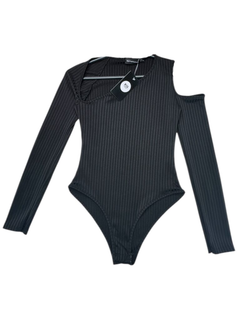 PRETTYLITTLETHING Body Damskie Czarne XS - Kispremium
